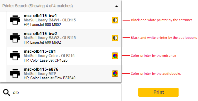 Printing | Mat-Su College